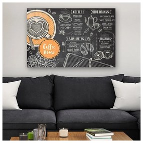 Skleněný obraz 70x50 cm Coffee House – Wallity