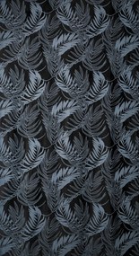 ZATEMŇOVACÍ ZÁVĚS NA KROUŽCÍCH VERA 140X250 CM LISTY