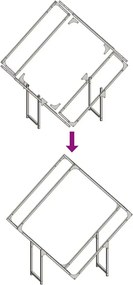 vidaXL Stojan na palivové dřevo Ocel válcovaná za studena [864289] Barva: Olivově zelená