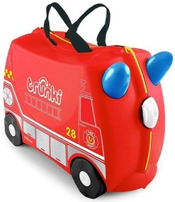 TRUNKI Kufřík cestovní odrážedlo Hasičské auto 3r+