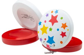 Bigjigs Toys Kastaněty hvězdičky 1 ks červená