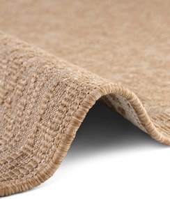 NORTHRUGS, Běhoun Duet Kona 106250 Beige/White - na ven i na doma, 80x250, béžová, chodba / předsíň