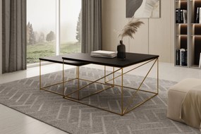 ADRK Furniture Konferenční stolek 2v1 Licco CT-LIC-G-B
