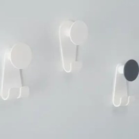 Spirella MISTERHOOK bílá / Samolepicí háček / ABS / 41 x 86 mm