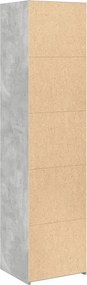 Skříň highboard betonově šedá 45 x 41 x 185 cm kompozitní dřevo 3281676