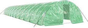 Skleník s ocelovým rámem zelený 110 m² 22 x 5 x 2,3 m 3188092