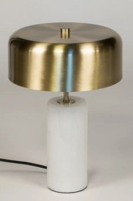 Stolní lampa Morph White Marmor Gold