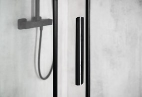 Polysan, ALTIS LINE BLACK obdélníková sprchová zástěna 1100x1000 mm, L/P varianta, AL3912BAL6112B