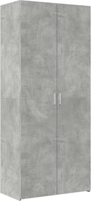 Úložná skříňka betonově šedá 80x42,5x225 cm kompozitní dřevo 3281353