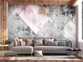 Tapeta trojúhelníková perspektiva (150x105 cm) - Murando DeLuxe