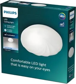 Philips Shore CL202 bílá / Přisazené LED svítidlo / 1x10W / 1100lm / 4