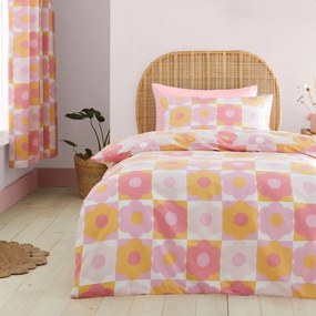 Dětské povlečení na jednolůžko 135x200 cm Retro Daisy – Catherine Lansfield