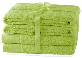Set ručníků AmeliaHome Amary světle zelené