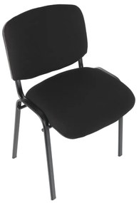 Konferenční židle Viva N, černé nohy, černá