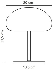 Nordlux - LED Stmívatelná venkovní stolní lampa SPONGE LED/4,8W/3,7V IP65