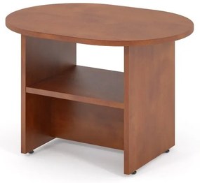 Oválný konferenční stůl Impress 80x60 cm Barva: Tmavý ořech
