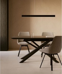 Rozkládací jídelní stůl s přídavnou deskou s keramickou deskou 90x160 cm Theone – Kave Home