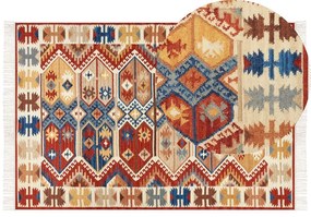 Vlněný kelimový koberec 200 x 300 cm vícebarevný VANASHEN Beliani