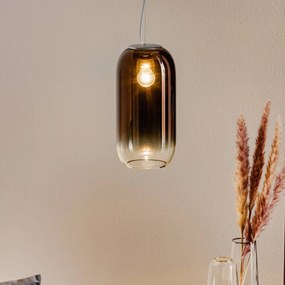 Artemide Gople Mini závěsné světlo bronz/stříbrná