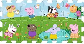 Trefl - Puzzle - Pěnové puzzle Prasátko Peppa / 117 x 60 cm / 28.5 x 2