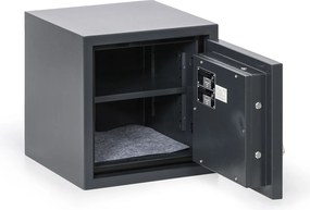 Ohnivzdorný nábytkový trezor s elektronickým zámkem, třída S2, 450 x 440 x 435 mm
