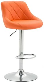 Barová židle Anna oranžová