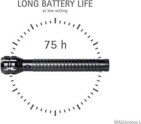 Maul Kronos L černá / LED svítilna / 26 cm / 8 W / dosvit 280 m