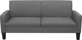 vidaXL 3místná pohovka 180 x 65 x 76 cm [244713] Barva: Žlutá