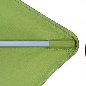 Výkyvný zahradní slunečník s boční tyčí Doppler ACTIVE 350 x 260 cm- zelený
