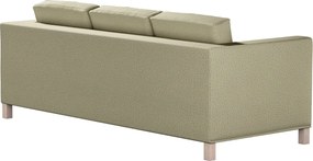 Potah na pohovku IKEA  Karlanda 3-místná nerozkládací, krátký barva béžová látka pletený vzor