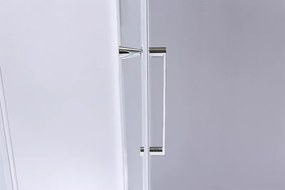 BPS-koupelny Pětiúhelníkový sprchový kout KZ91B 90x90 chrom/transparent - bez vaničky