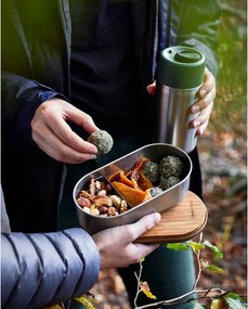 Dělený svačinový box 2 ks Bento – Black + Blum