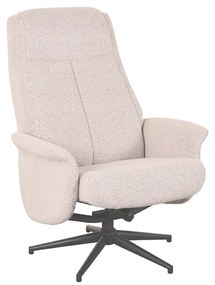 LALBEL51 Otočné křeslo BERGEN světlé bouclé CH-73.007
