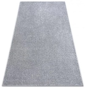 koberec, koberec metráž SANTA FE stříbrný 72 hladký, Jednotný jedno velikost 150x400 cm | krásné koberce cz
