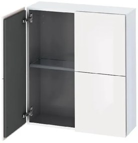 Duravit L-Cube - Skříňka 800x700x243 mm, 2 dvířka, lesklá bílá LC116702222