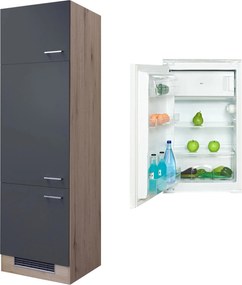 Flex-Well Kuchyňská skříňka Morena vč.lednice H-Tech WR2200 60 x 200 x 57,1 cm
