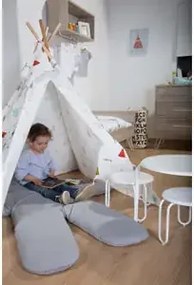 Childhome Hrací deka medvěd Teddy Jersey Grey 150cm
