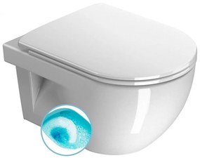 GSI CITY PRO závěsná WC mísa, Swirlflush, 35x52cm, bílá ExtraGlaze 911611