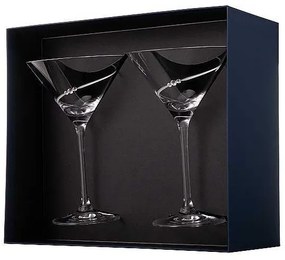 Diamante Silhouette sklenice na martini 210 ml, 2 ks