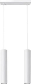 Lustr SOLLUX Lagos 2 GU10 2x40W bez zdroje SL.0324 bílá