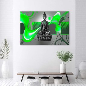 Obraz na plátně Abstraktní postava Buddhy - 60x40 cm