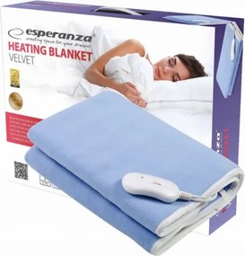 Vyhřívací dečka Esperanza Blue Velvet EHB001