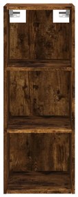 Skříň highboard kouřový dub 34,5 x 34 x 180 cm kompozitní dřevo