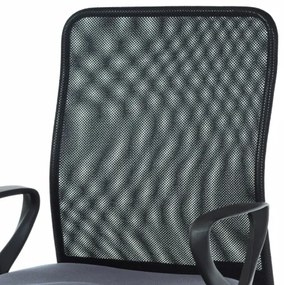 Kancelářská židle šedá černá KA-B047 GREY