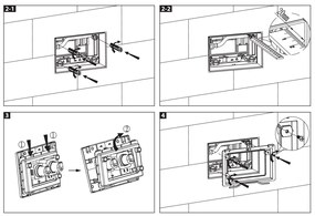 Cersanit Accento Circle, pneumatické splachovací tlačítko, chrom lesklý, S97-056