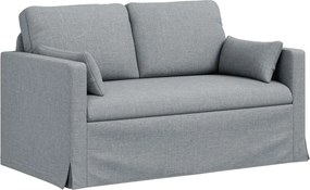 Set pohovek 2 ks Světle šedá textil 3407493