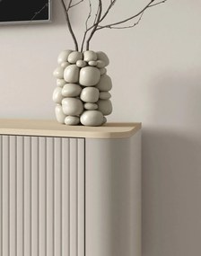 Závěsná TV skříňka Trenza Kašmír/Dub Vicenza 200 cm – moderní design a funkčnost
