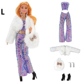 Šatičky pro panenku Barbie (30 cm) Varianta: L