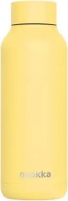 Quokka Solid světle žlutá / Nerezová termoláhev / 510 ml / dvouplášťov