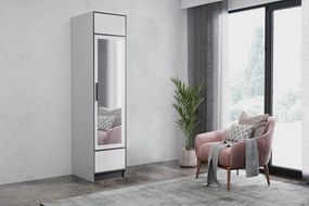Szafa otwierana jednodrzwiowa Roj1D - 53,2x205x39 cm bílý